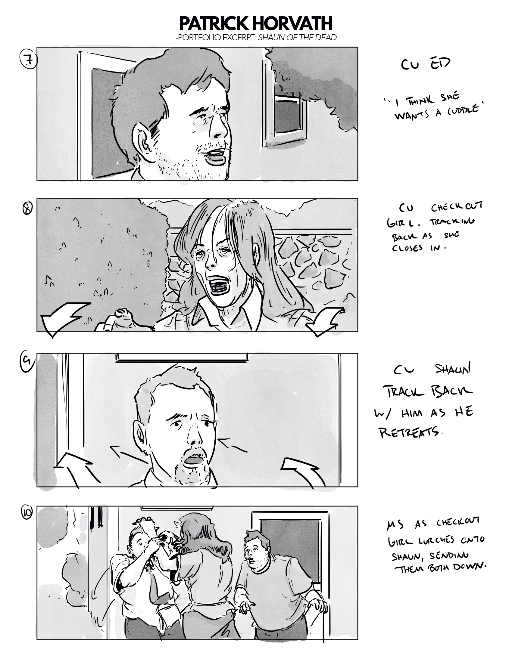 Storyboards / Shaun of the Dead